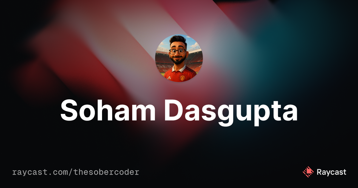 thesobercoder (Soham Dasgupta)