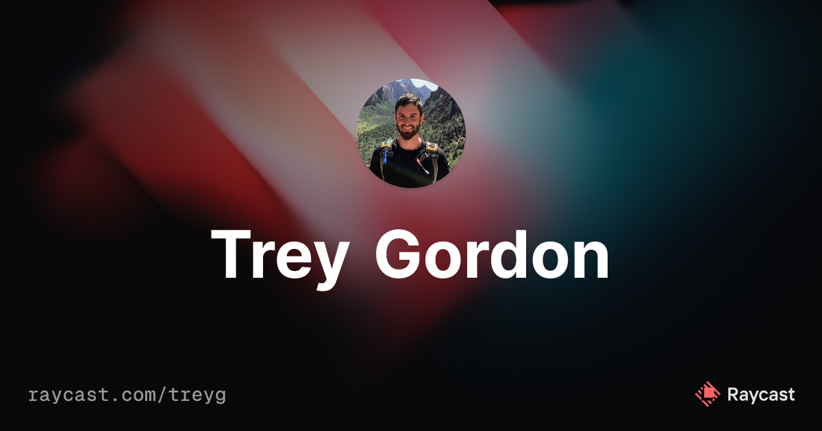 treyg (Trey Gordon)