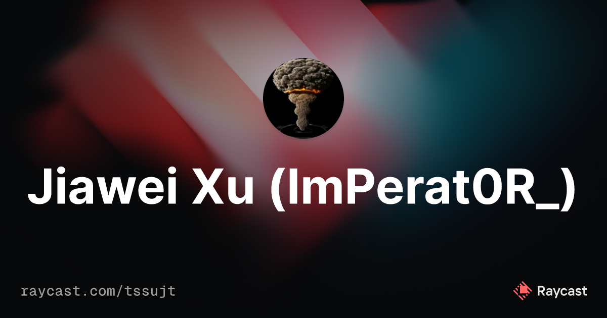 tssujt (Jiawei Xu (ImPerat0R_))