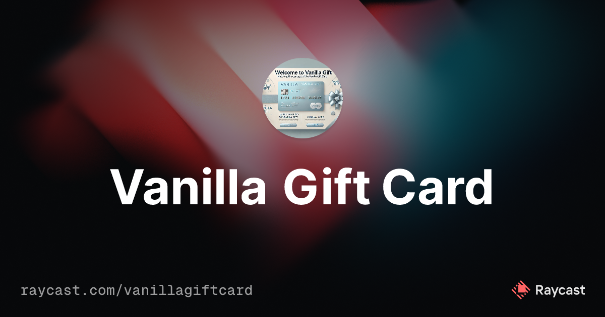 vanillagiftcard (Vanilla Gift Card)