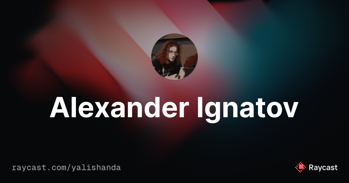 yalishanda (Alexander Ignatov)