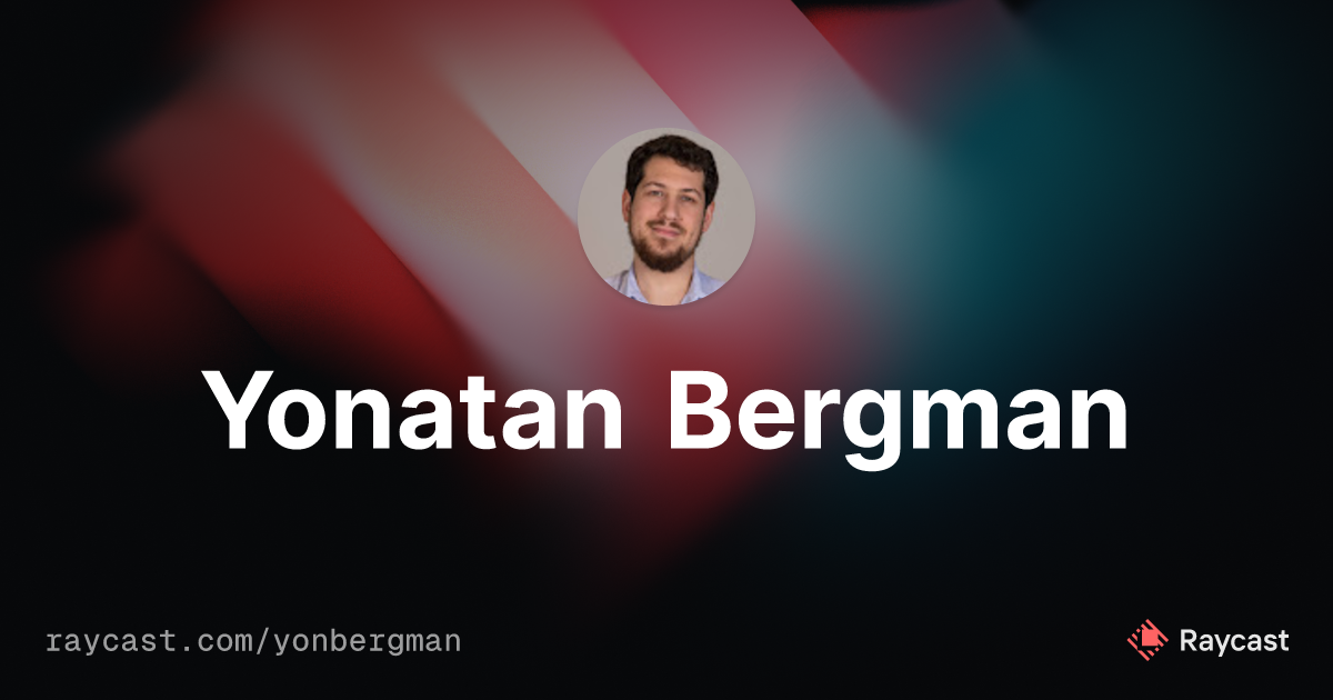 yonbergman (Yonatan Bergman)