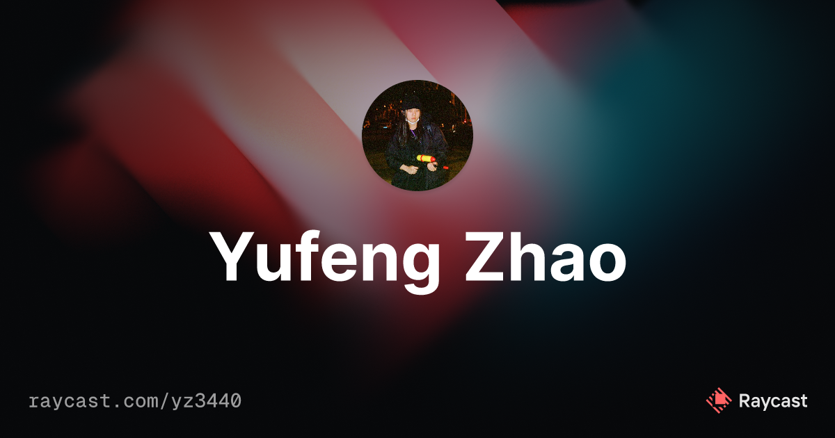 yz3440 (Yufeng Zhao)